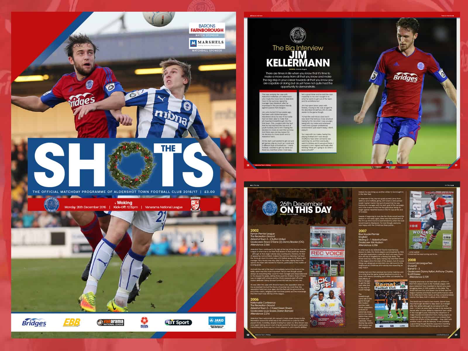 Woking Matchday Programme | Aldershot Town FC