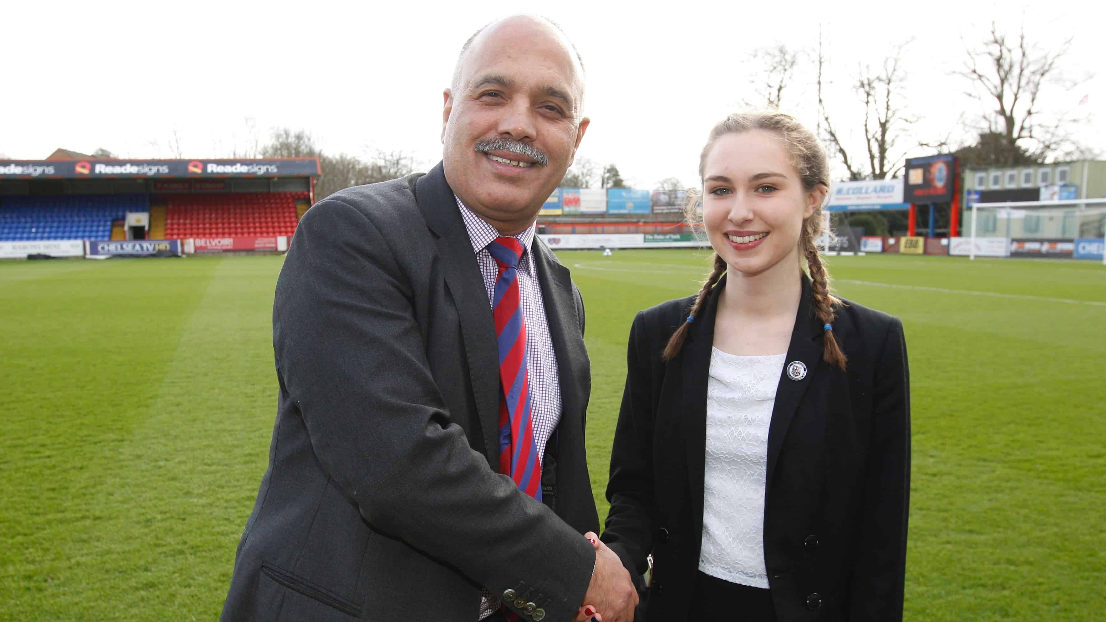 Girls Takeover A Great Success! | Aldershot Town FC