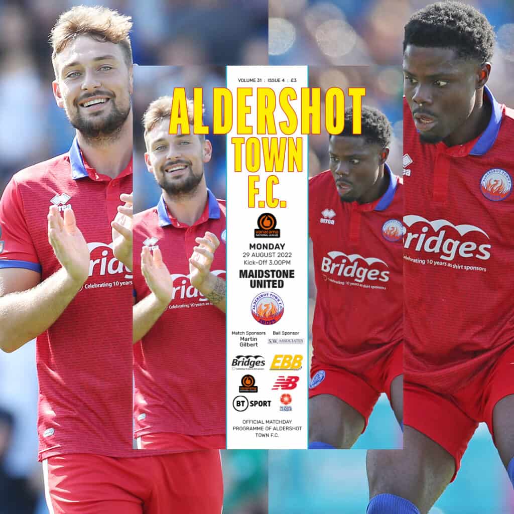 PROGRAMME PREVIEW: Shots vs Maidstone | Aldershot Town FC