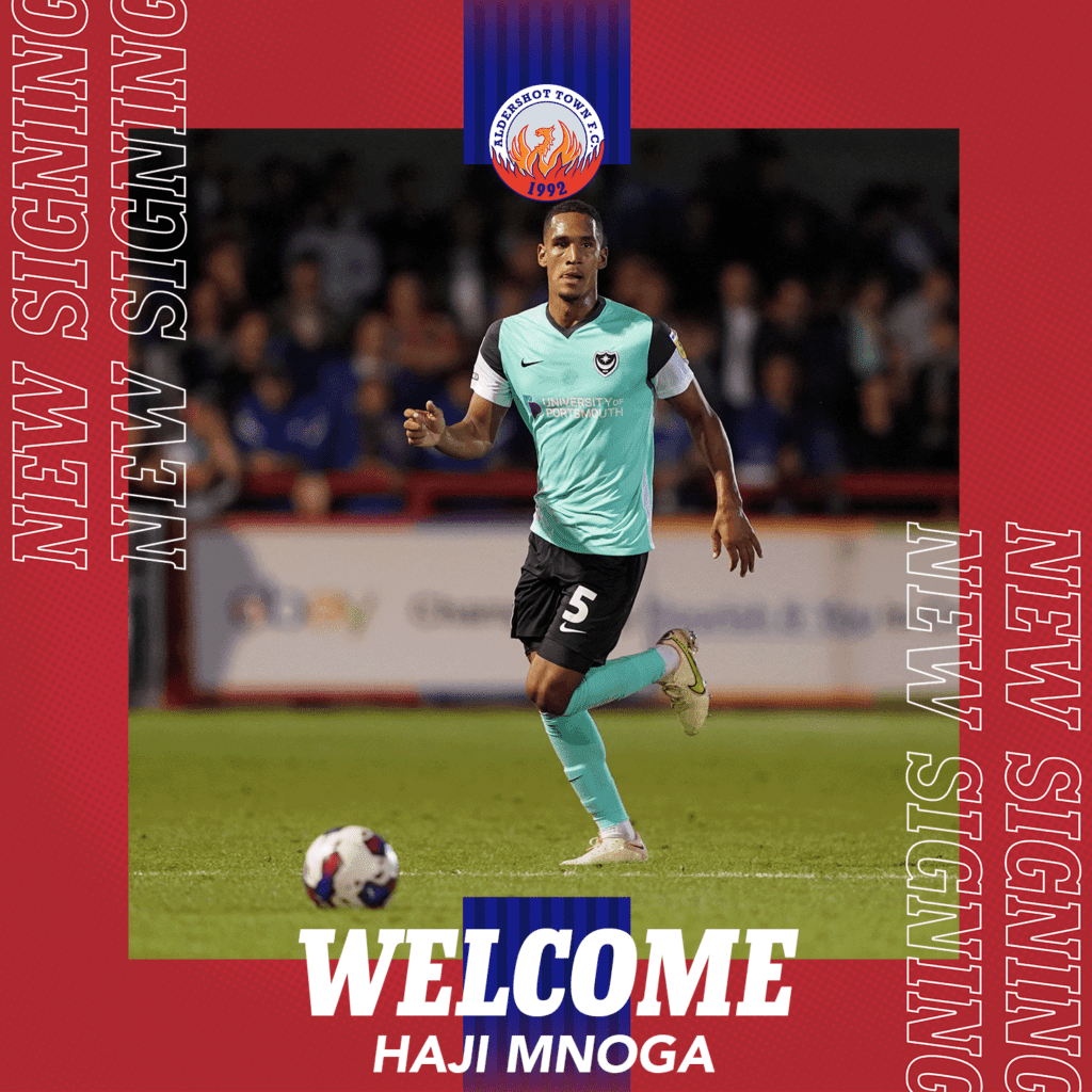 NEW SIGNING: Haji Mnoga | Aldershot Town FC
