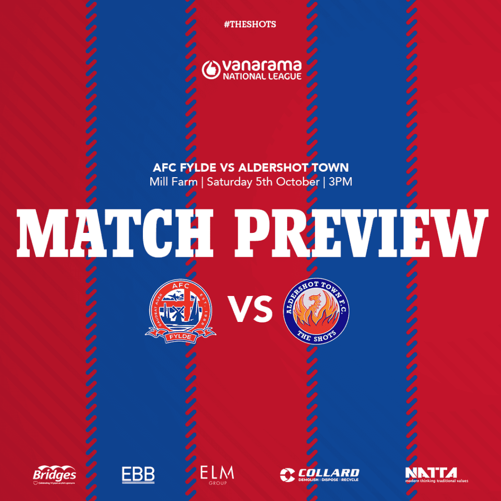 MATCH PREVIEW: AFC Fylde (A) | Aldershot Town FC