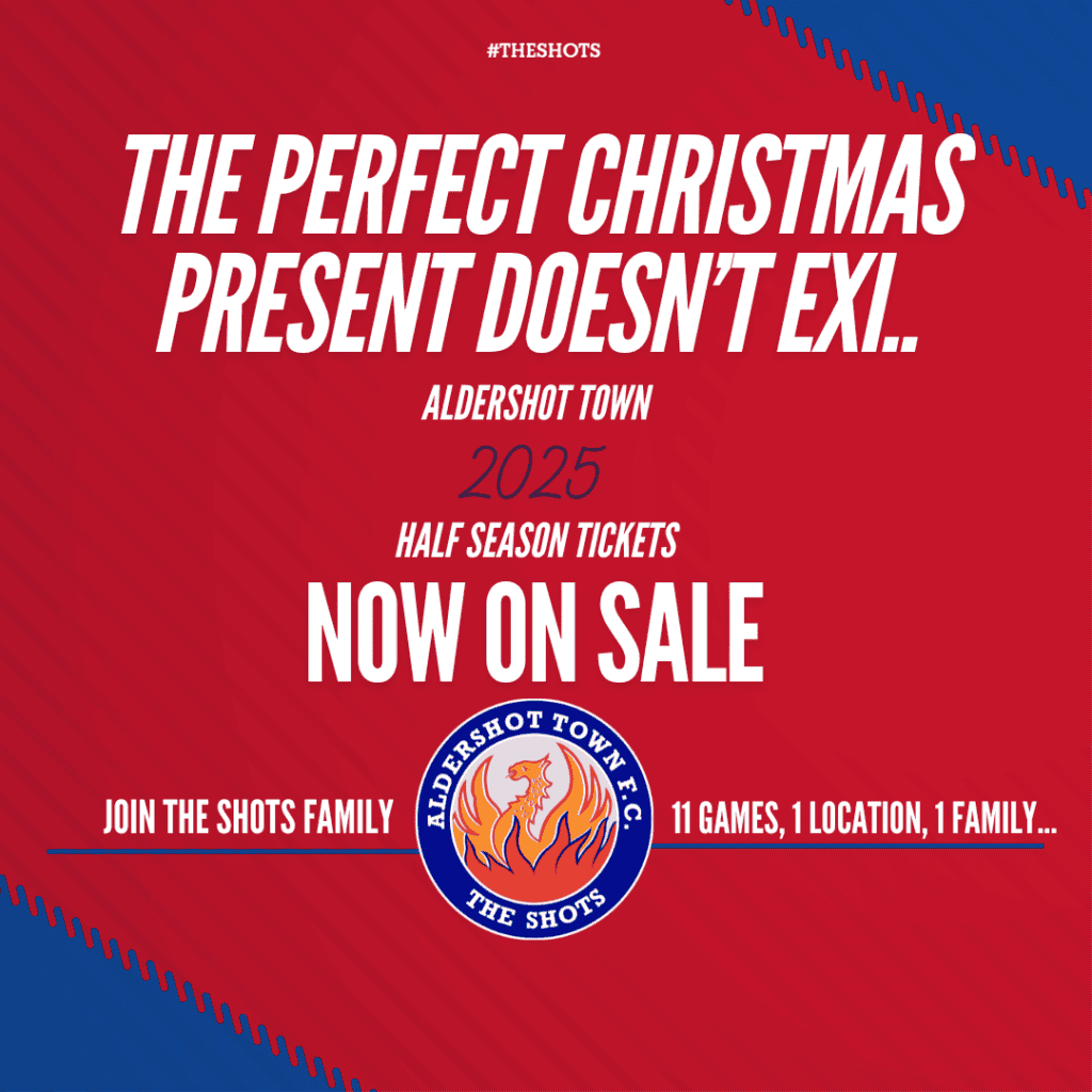 HALF-SEASON TICKETS | Aldershot Town FC