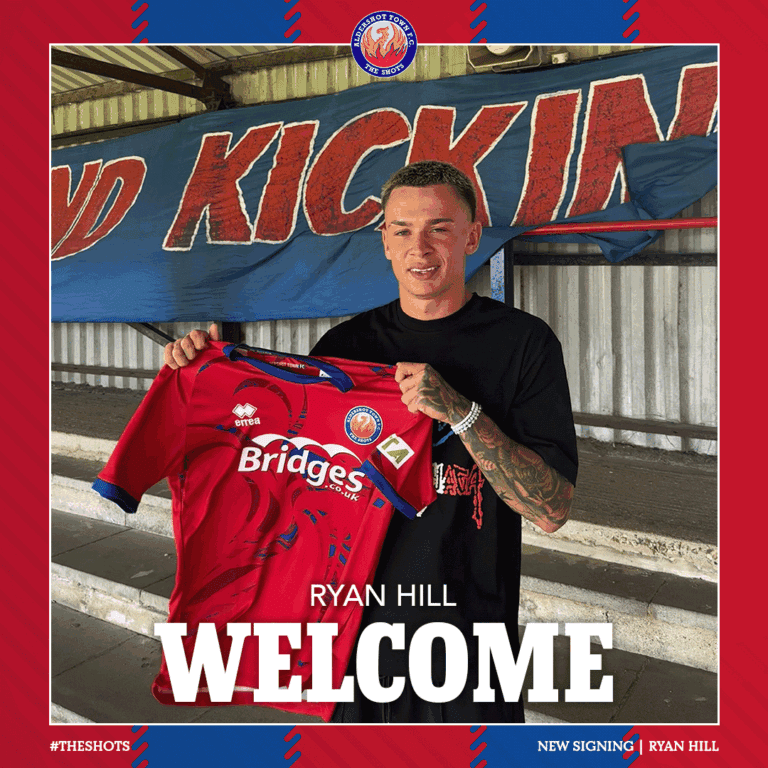 NEW SIGNING: Ryan Hill | Aldershot Town FC