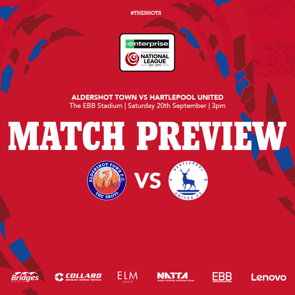 MATCH PREVIEW: Hartlepool United (H) | Aldershot Town FC
