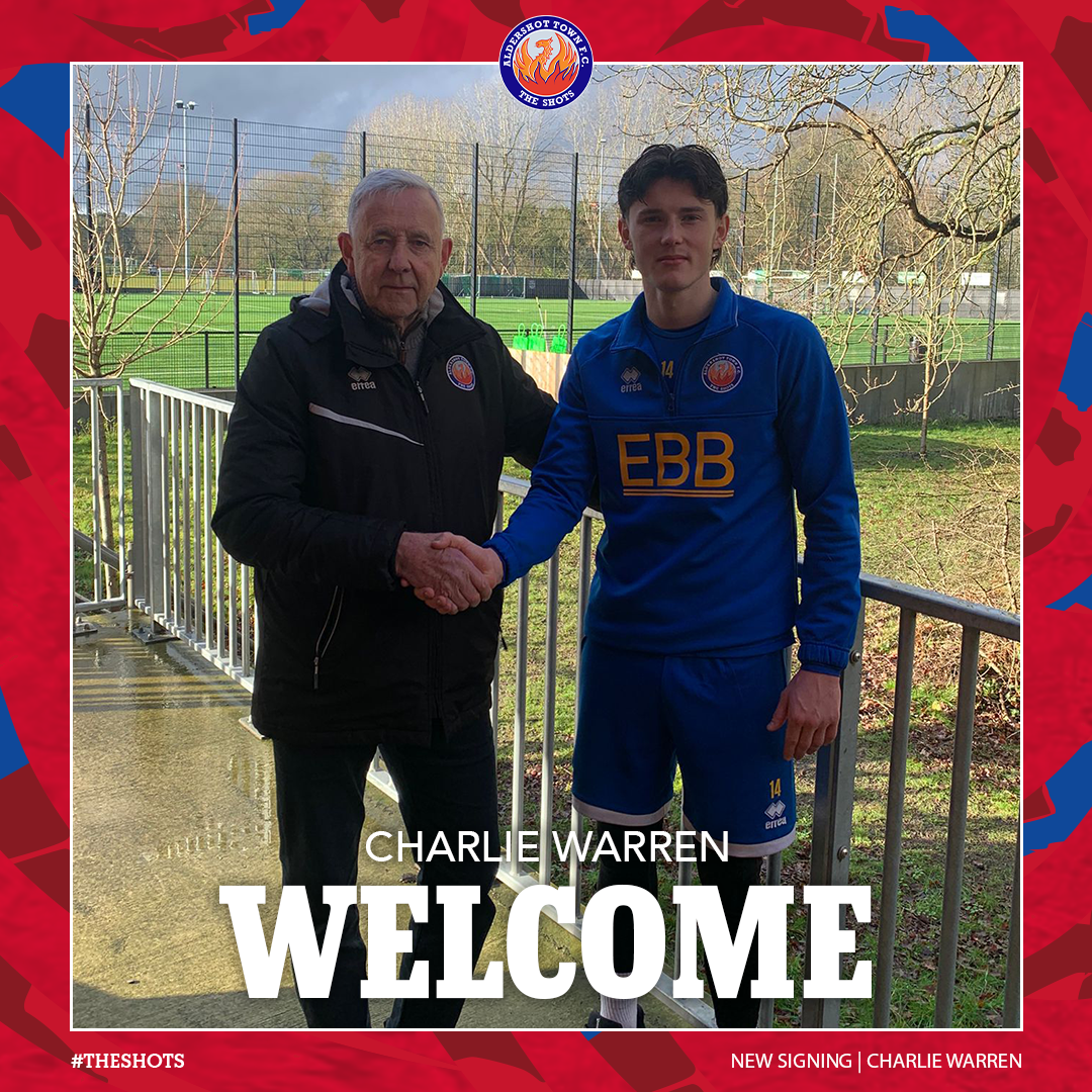 CHARLIE WARREN EXTENDS HIS STAY | Aldershot Town FC