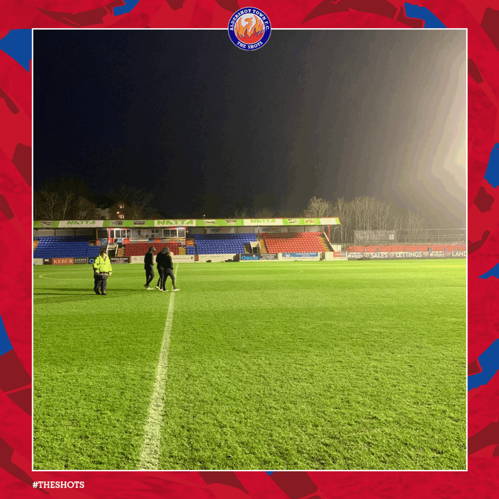 PITCH INSPECTION | Aldershot Town FC