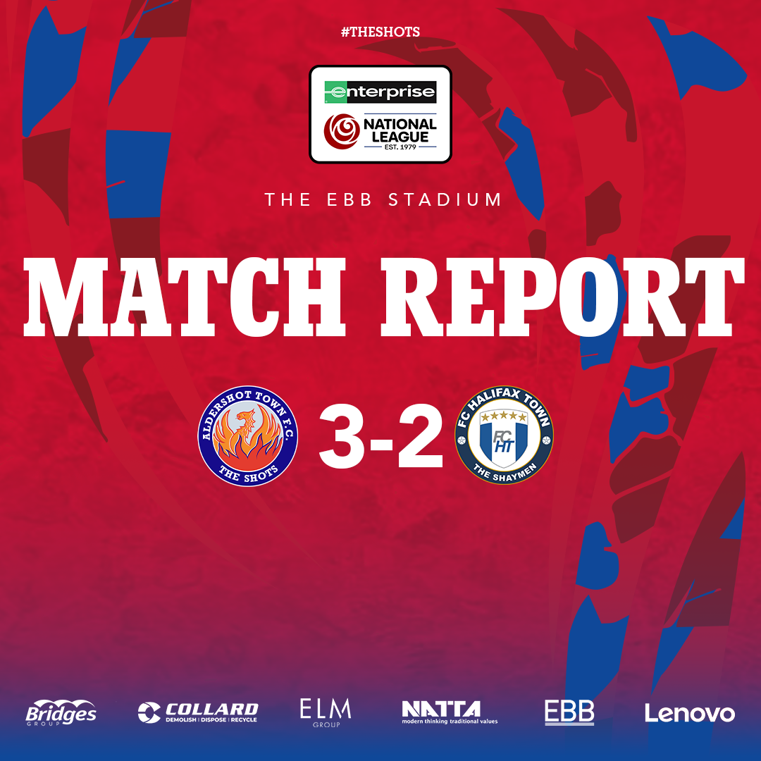 MATCH REPORT: FC Halifax (H) | Aldershot Town FC