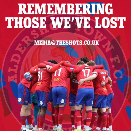 remembering those we’ve lost | Aldershot Town FC