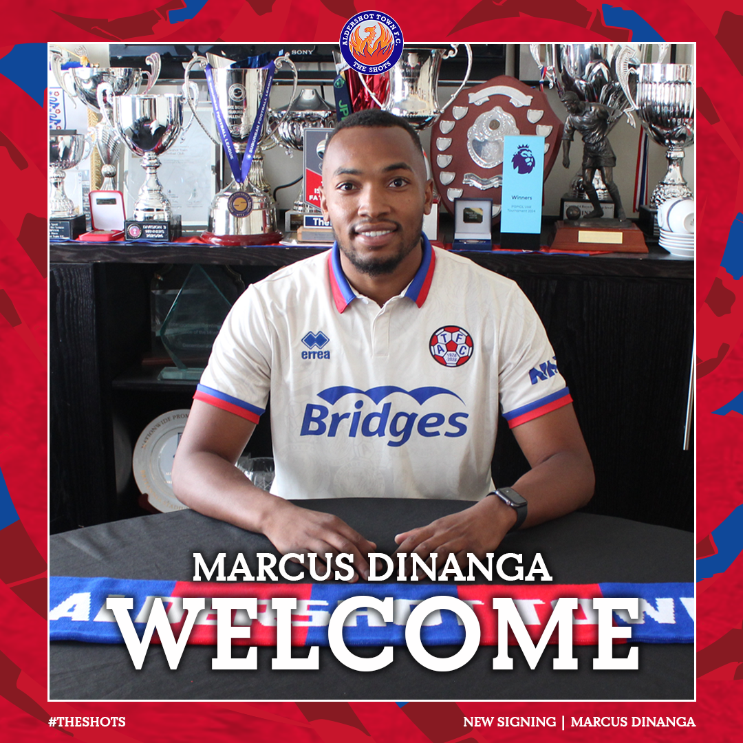 WELCOMING MARCUS DINANGA | Aldershot Town FC